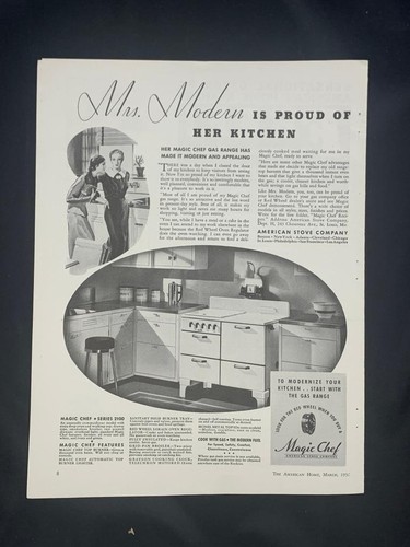 Magazine Ad* - 1936 - Magic Chef Stoves - Series 2100 | eBay