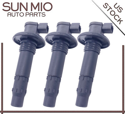 3Pcs Ignition Coil Pack For SeaDoo GTX RXT RXP GTI GTS Wake 155 4-TEC ...