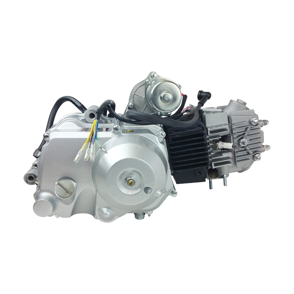 125CC SEMI AUTO ENGINE MOTOR 3 SPEED w/ REVERSE For Go Kart ATV QUAD ...