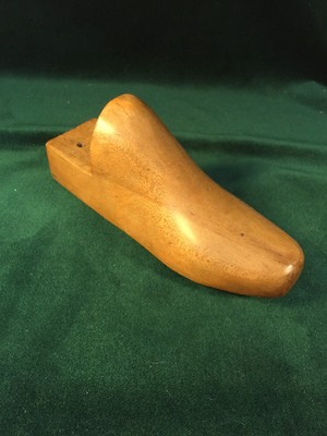 Early Primitive Maple Wood Shoe Boot Last Shaper~ Old Handmade Original ...