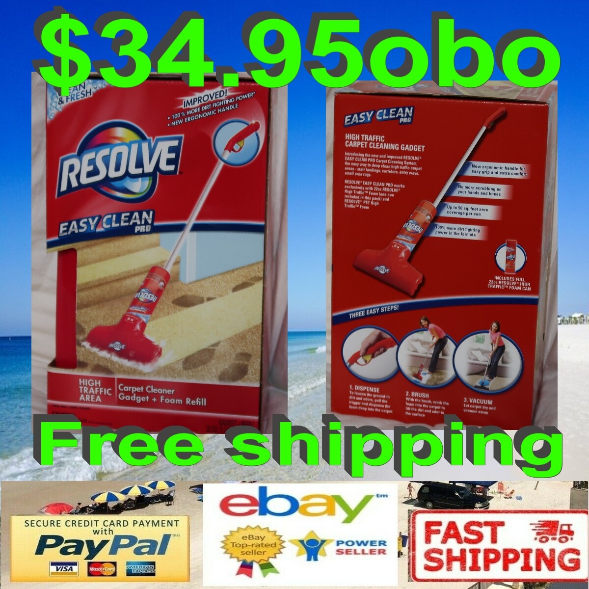 New Resolve Carpet Cleaner Machine Prochem Renovator Kit For TM4