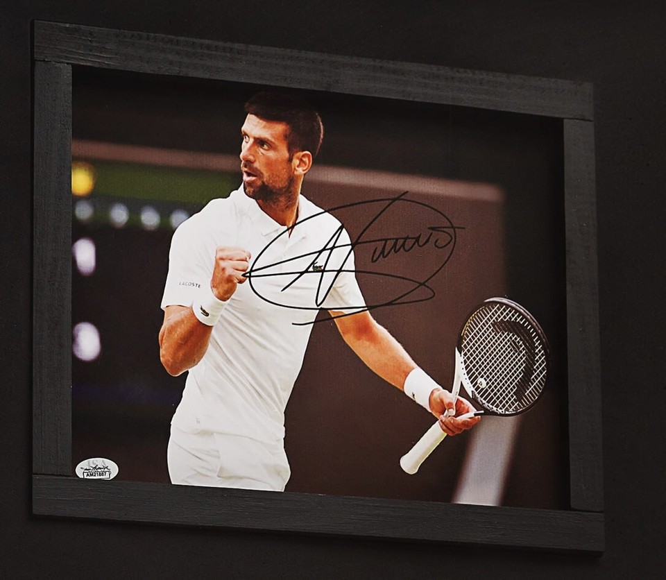 NOVAK DJOKOVIC JSA COA AUTOGRAPH SIGNED 8x10 PHOTO | eBay