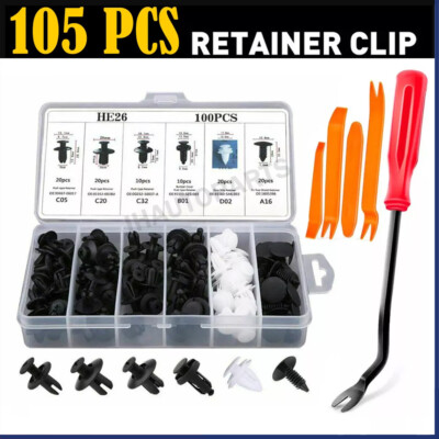 For Toyota Fixing Fastener Kit car Bumper Fender Liner Push Type ...