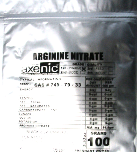 100 Grams L - ARGININE Nitrate Powder 99.3% cas # 749-79 - 33 | eBay
