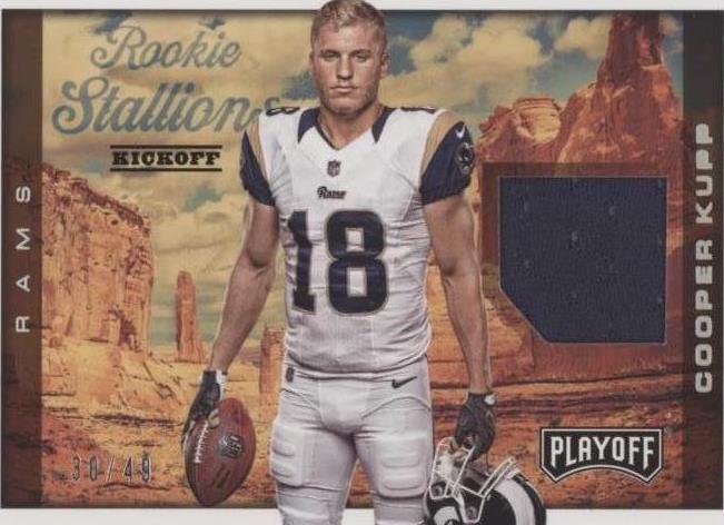 2017 Panini Playoff - Rookie Stallions Cooper Kupp #RS-CK Kick Off /49 ...