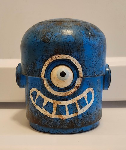 ThreeA - Popbot - 1/6 Blue Smiling Nabler Bot Head Generation 1 - Ashley Wood 3A | eBay