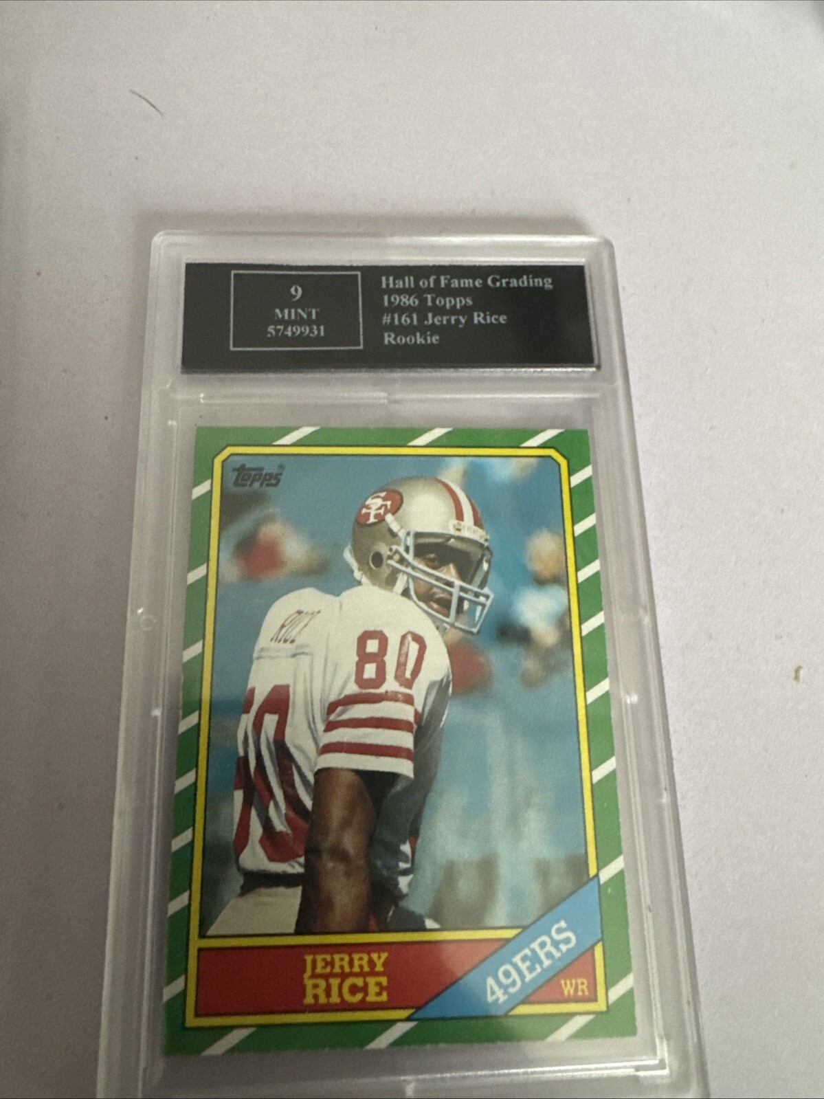 1986 Topps - C* on Copyright Line #161 Jerry Rice (RC) | eBay