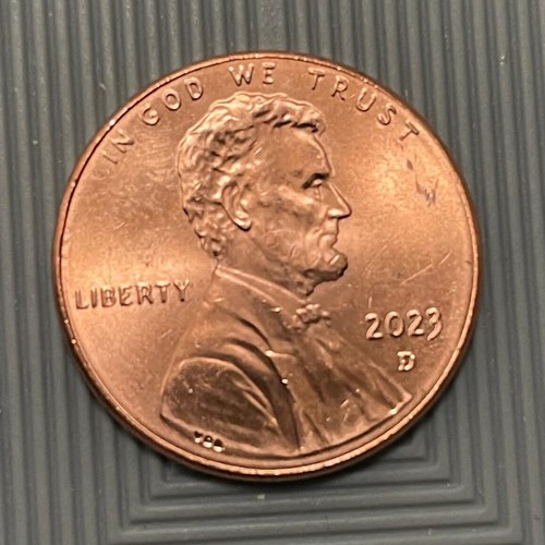 2023 D Lincoln Cent - Double Struck Obverse & Reverse - Rare Error Coin ...