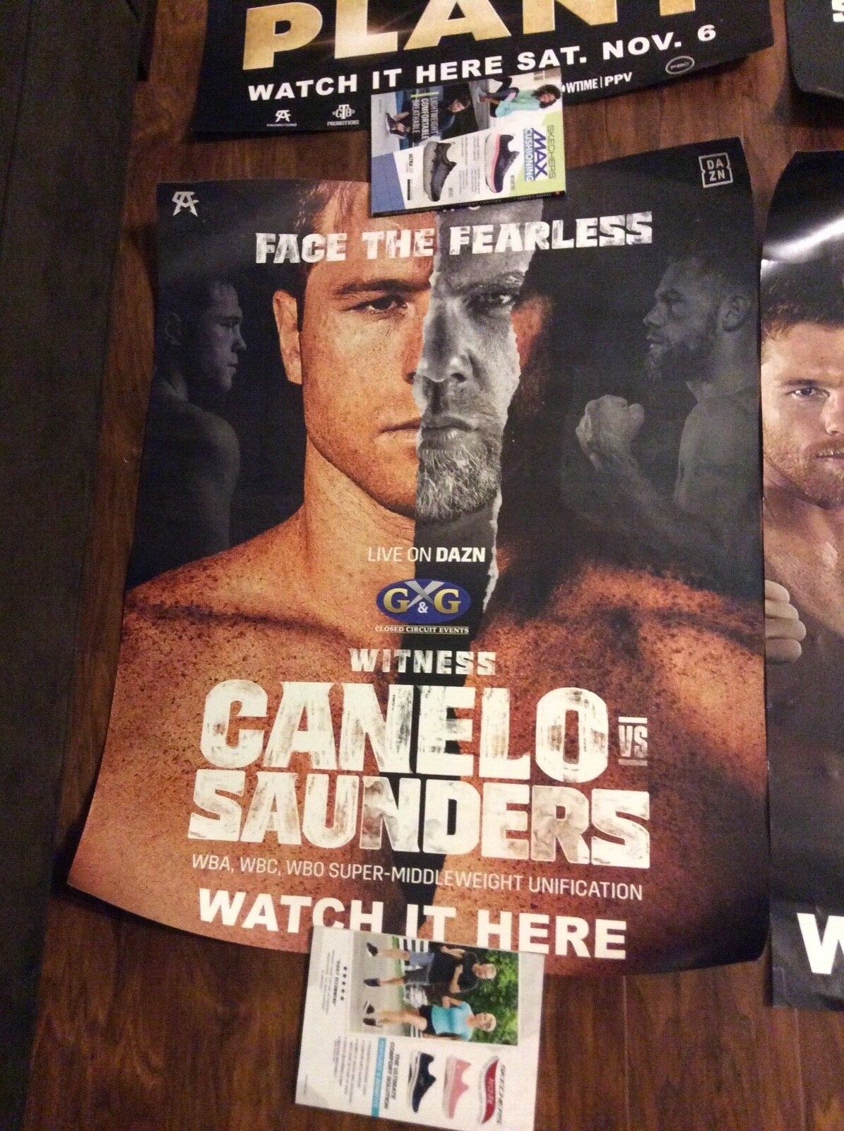 CANELO ALVAREZ PPV BOXING POSTER LOT OF 7 BIVOL SMITH SAUNDERS KHAN ...