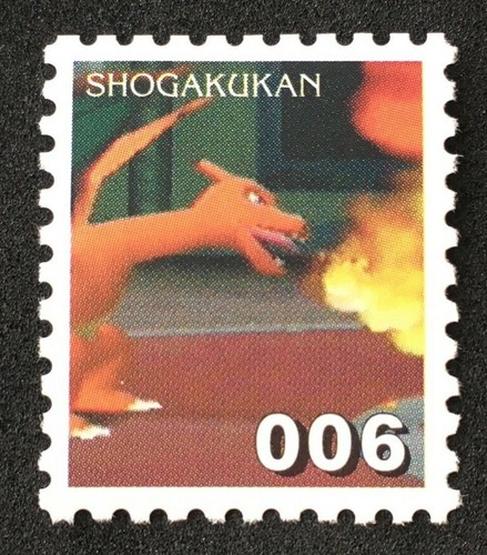 Charizard No. 006 Pokemon Stamp Shogakukan Japanese Nintendo Very Rare ...