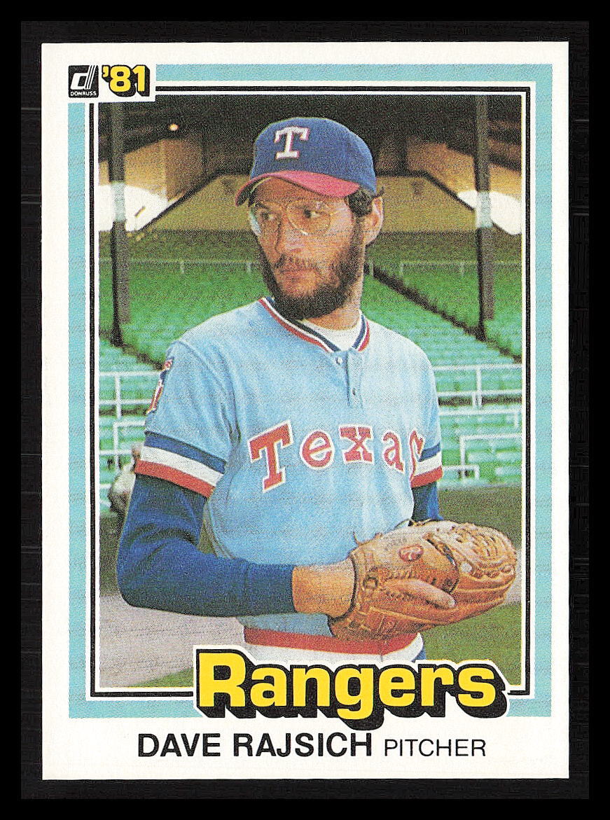 Dave Rajsich 1981 Donruss #267 Texas Rangers | eBay