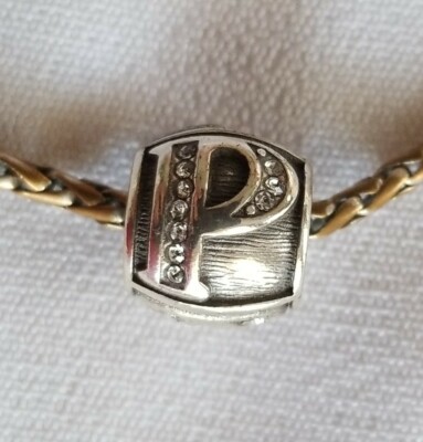 Brighton ABC Alpha Bead P initial Swarovski J9326P new B609 | eBay