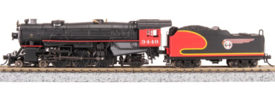 BROADWAY LIMITED 7982 N Heavy Pacific 4-6-2 ATSF 3449 Fantasy Paragon4 ...
