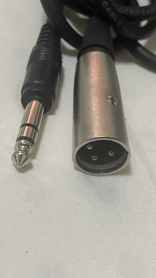 LIVE WIRE Shielded/Balanced Cable 18199 + HOSA 10ft XLR-M to 1/4" | eBay