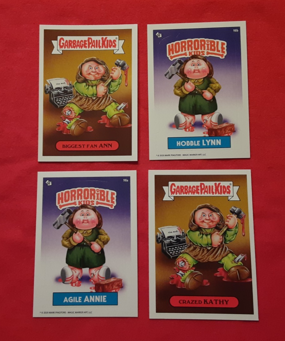 garbage pail kids stephen king misery kathy bates agile annie HORROR ...
