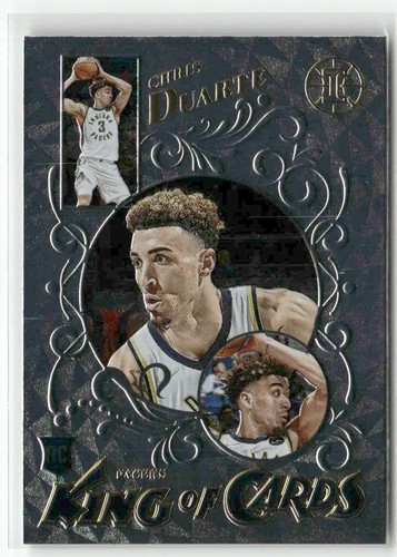 Chris Duarte RC 2022-23 Panini Illusions King of Cards Indiana Pacers ...