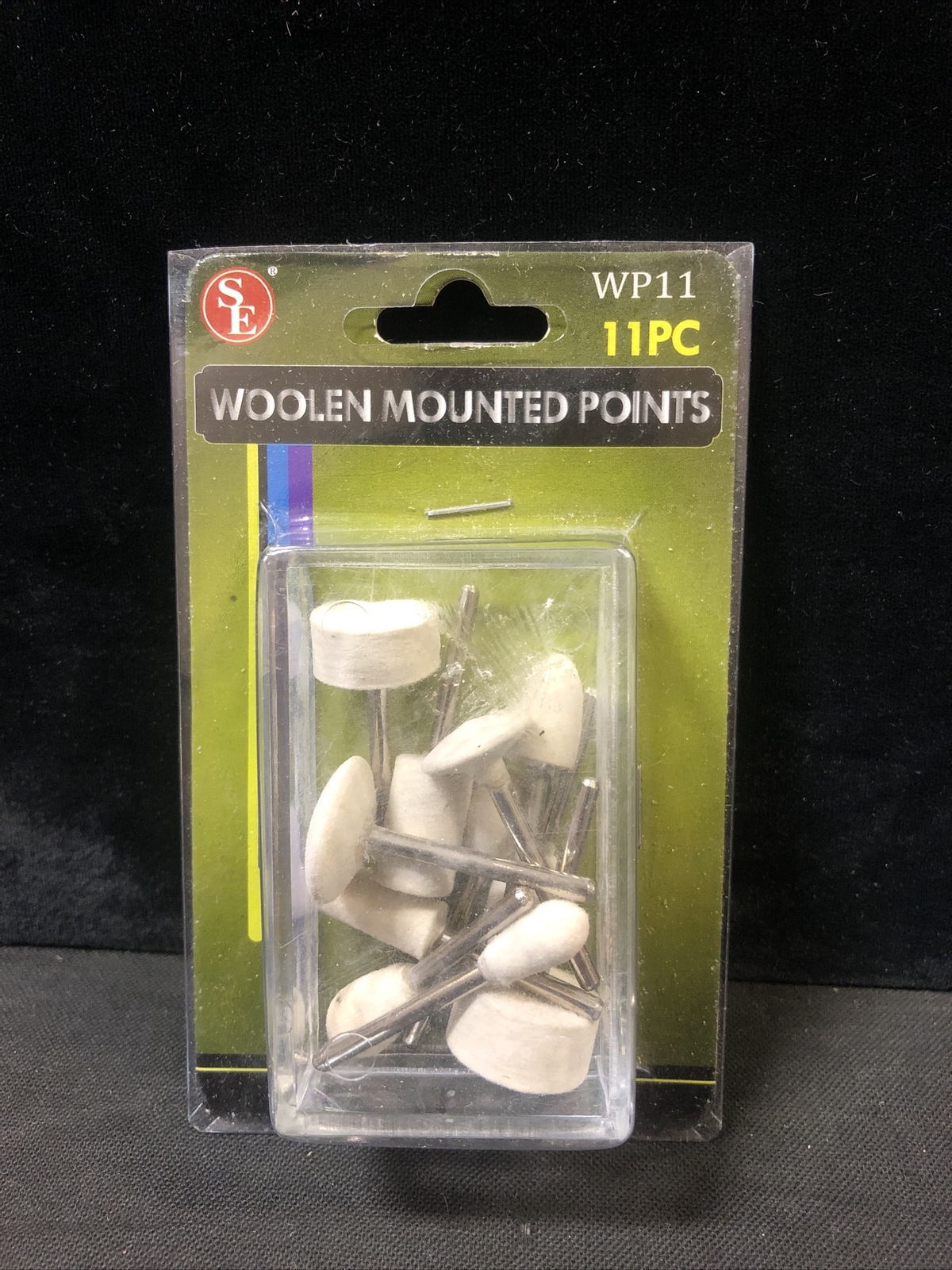 Felt Polishing Buffs Woolen Mounted Points 11PC Set Rotary Tool Shank 1 ...