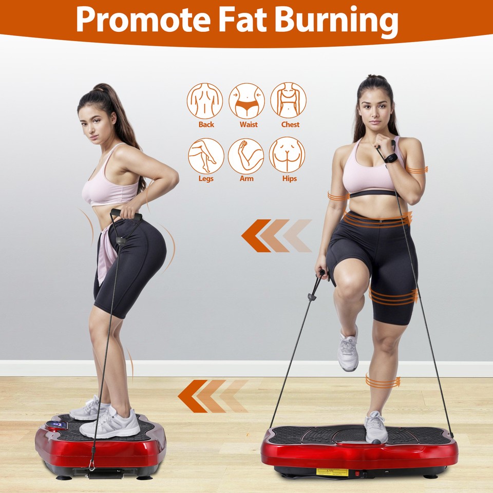 Vibration Plate Fitness Platform Exercise Machine Vibrating Shaking ...
