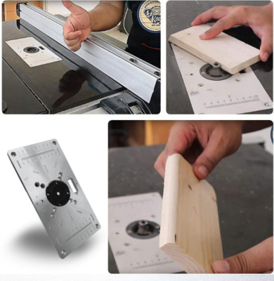 Router Milling Table Insert Plate Trimmer Engraving Machine Woodworking ...