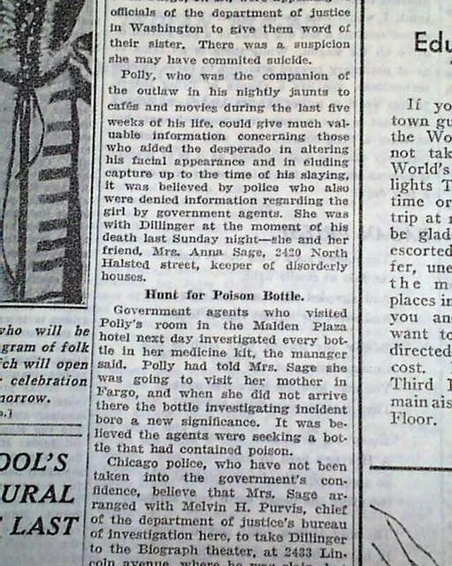 Polly Hamilton And John Dillinger