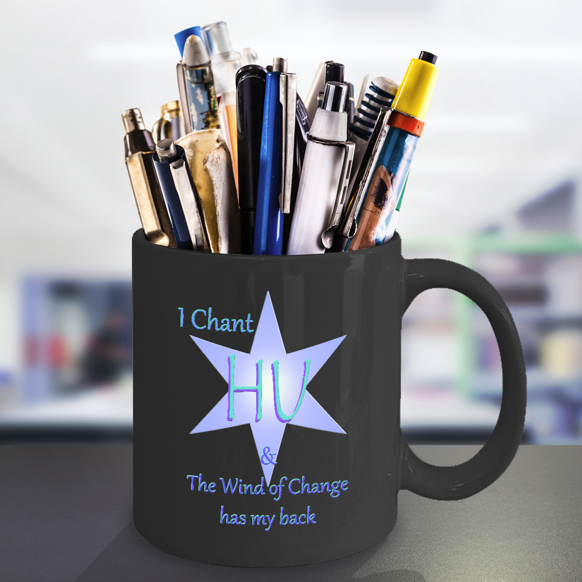 Hu Chant Gift Mug Eckankar Wind of Change Spiritual Uplifting Big ...