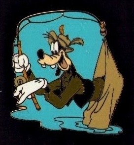 Disney GOOFY FISHING Limited Edition Sericel Animation Art 100 pin | eBay