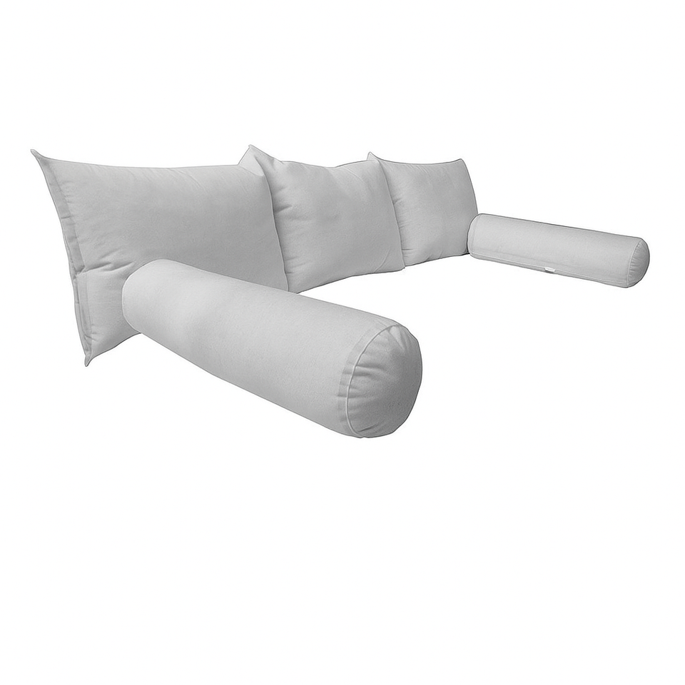 Outdoor Daybed Mattress Foam, Bolster Lumbar Pillow Insert, Deep Seat ...