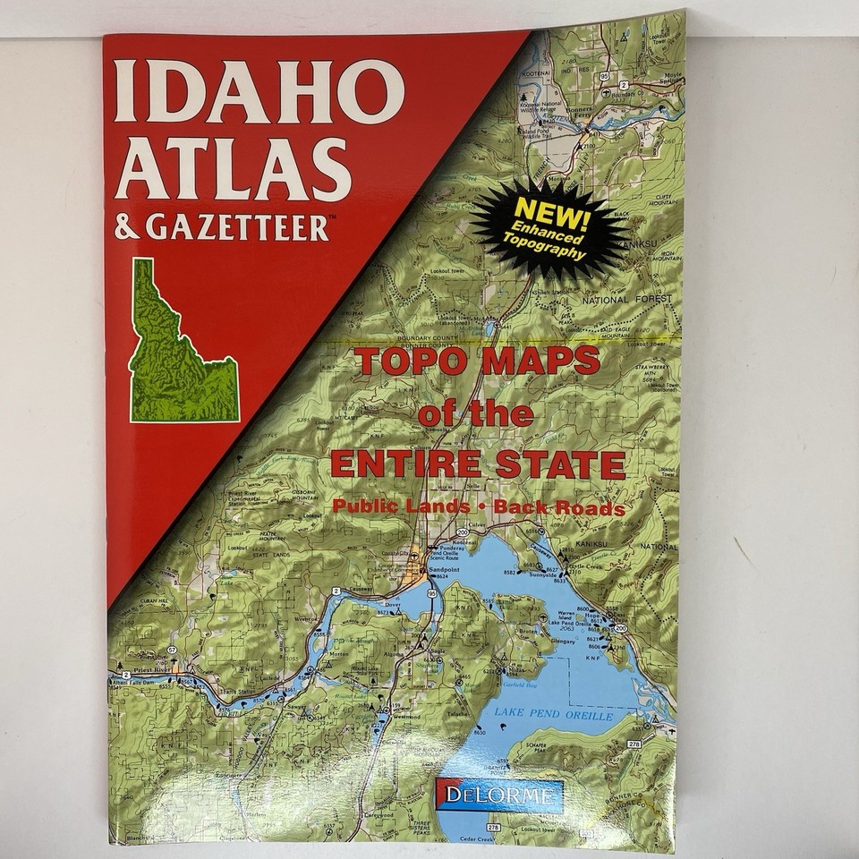 Lot of 7 DeLorme Atlas & Gazetteer TOPO Maps CO UT MT ID SD WY ND | eBay