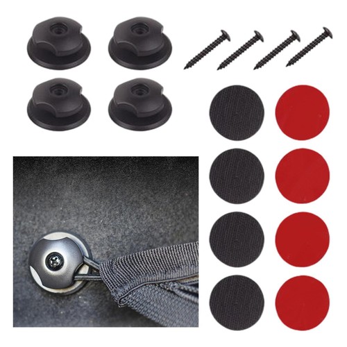 4Pcs Car Trunk Hooks Universal Mounting Points Fixing Hook for SUV Rear ...