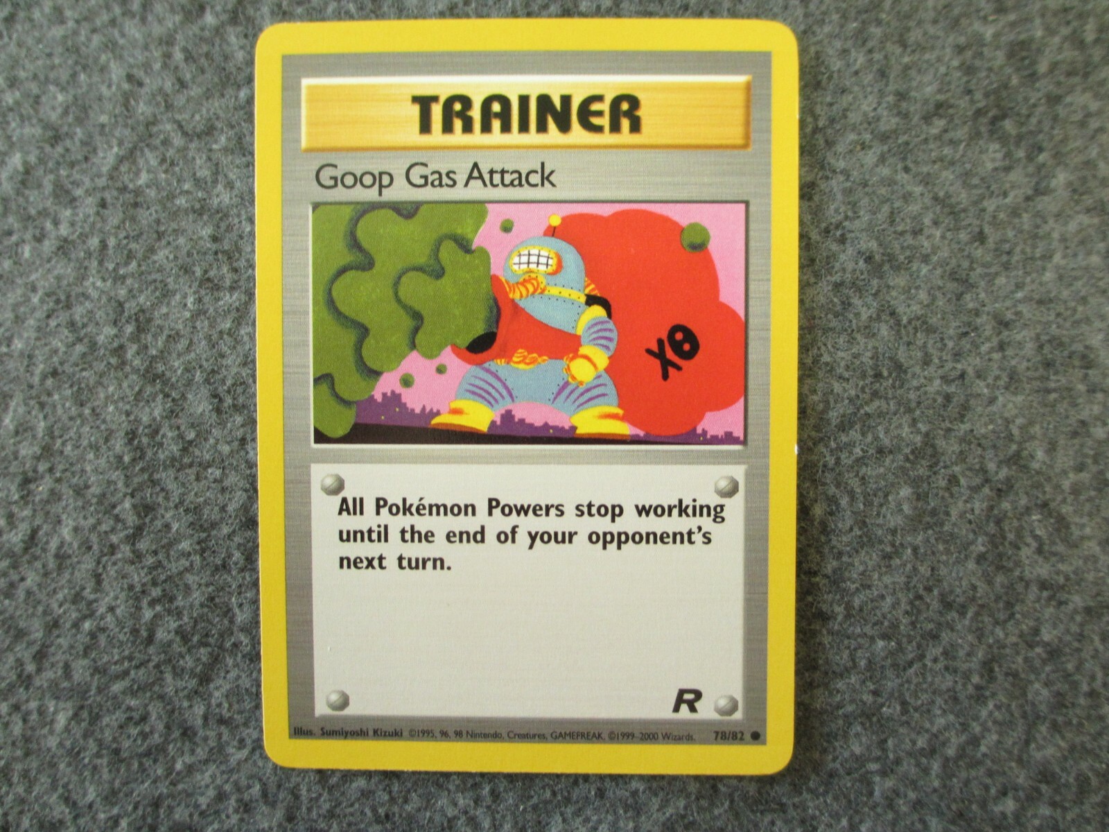Goop Gas Attack 78/82 Common Team Rocket Set in Used but Good Condition ...