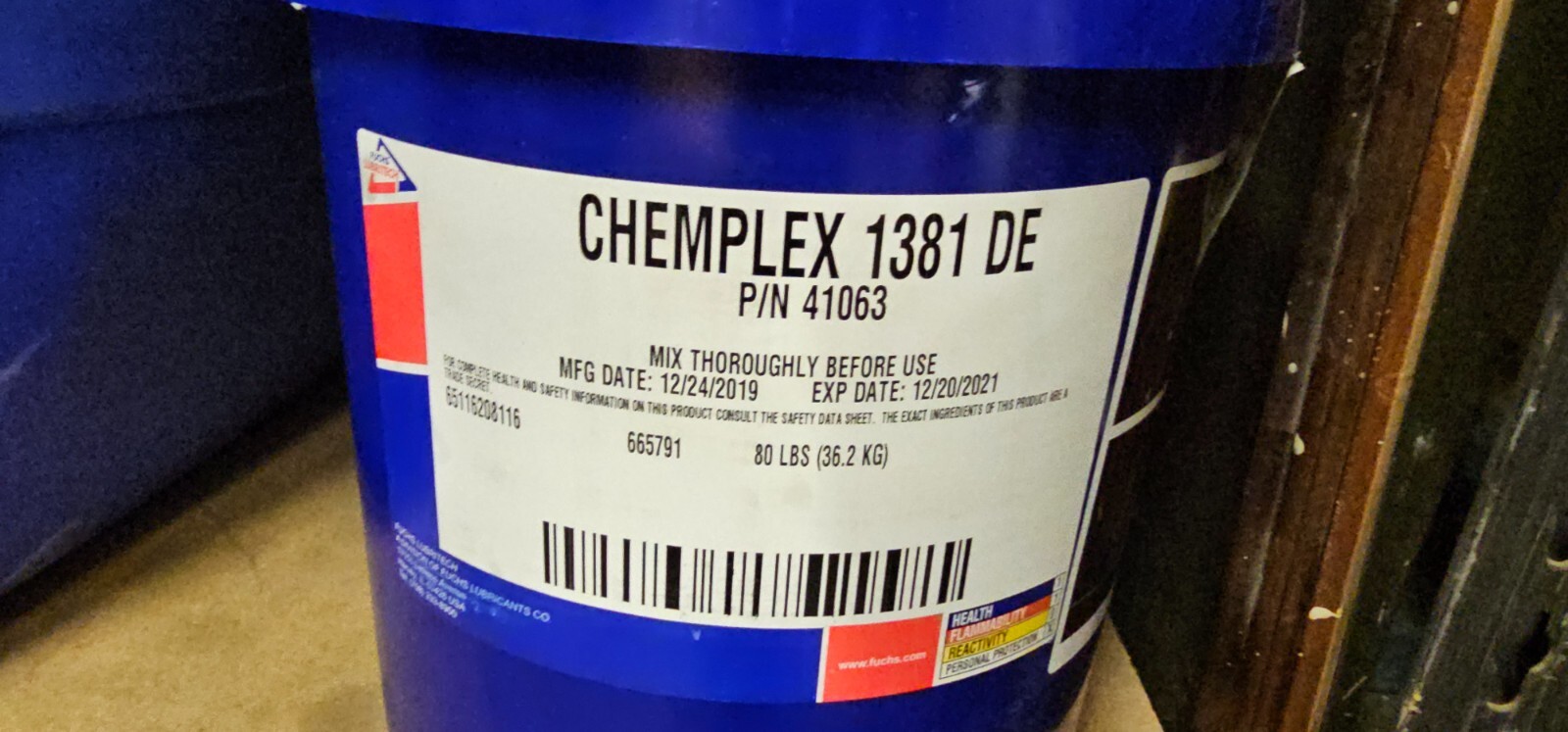 Chemplex 1381 DE Fuchs Heat Sink Compound 80 Lbs 5 Gallon Bucket | eBay