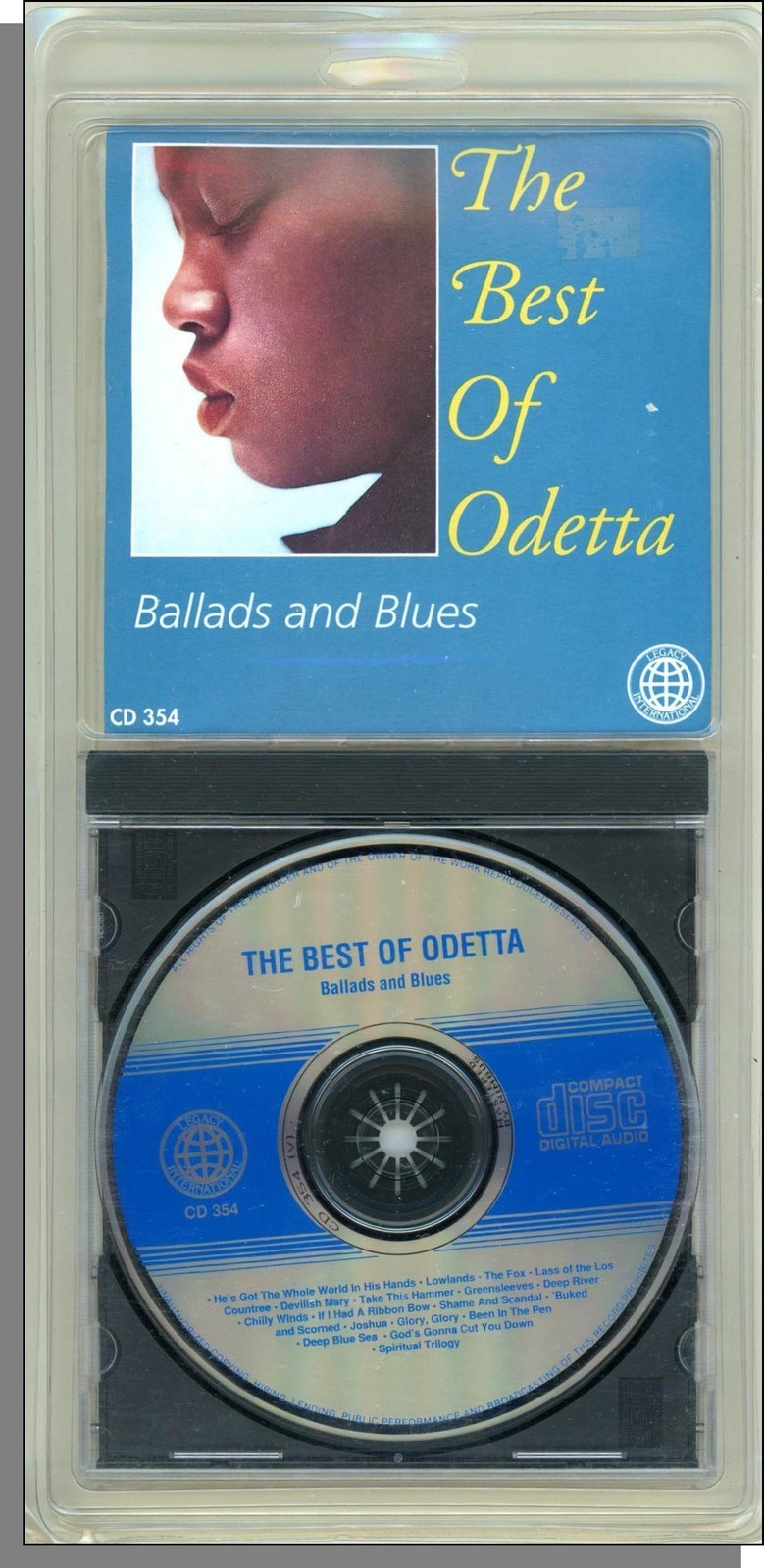 Odetta - The Best of Odetta: Ballads & Blues (1967) - New 1992, 18 Song ...
