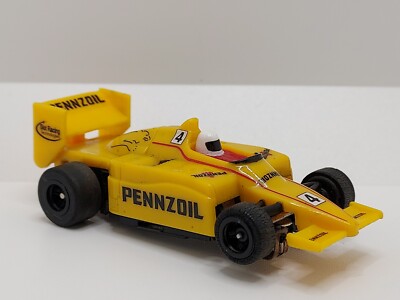 AFX TOMY PENNZOIL # 4 INDY F1 SLOT CAR NEAR MINT COMPLETE NICE CLEAN ...