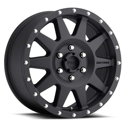 Method The Standard 17x8.5 Offset 0 6x135 Hub 94 Matte Black with ...
