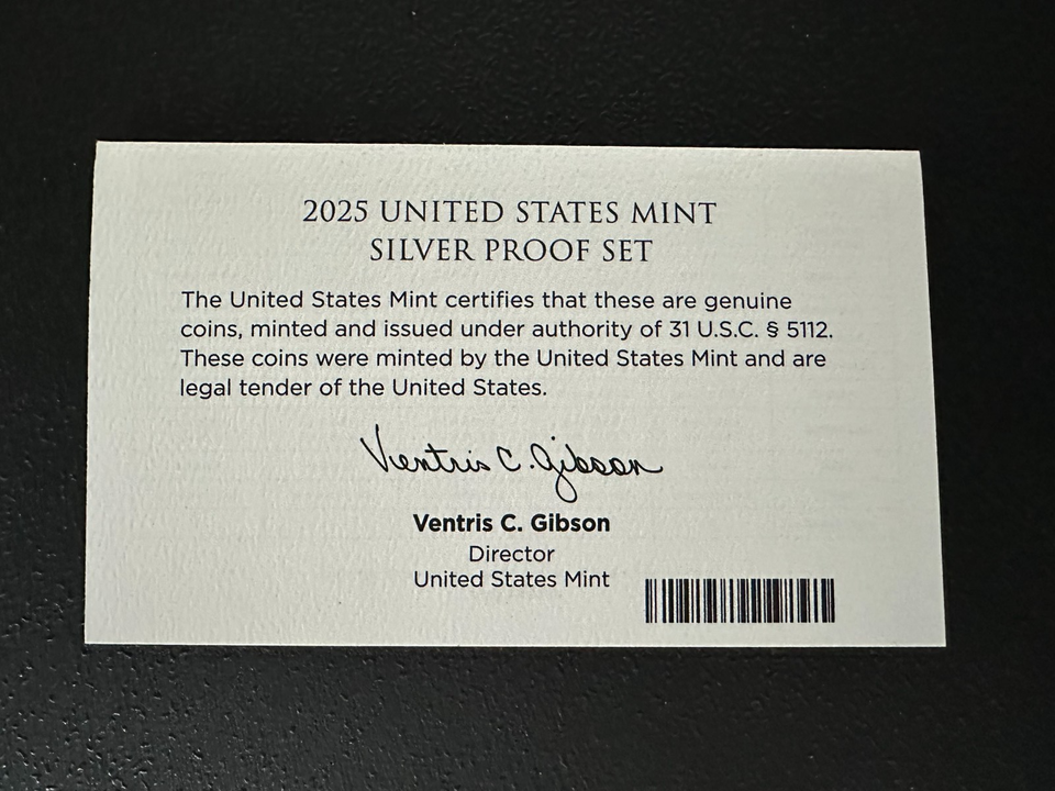 2025 S US Mint 10 Coin SILVER Proof Set with Box COA Last Penny ...