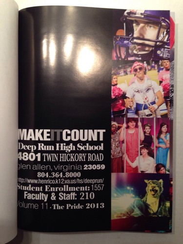 2013 DEEP RUN HIGH SCHOOL YEARBOOK, THE PRIDE, GLEN ALLEN, VA | eBay