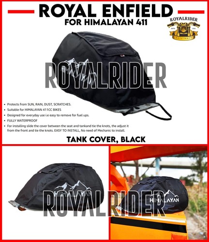 Royal Enfield "TANK COVER, BLACK" For Himalayan 411 | eBay Australia