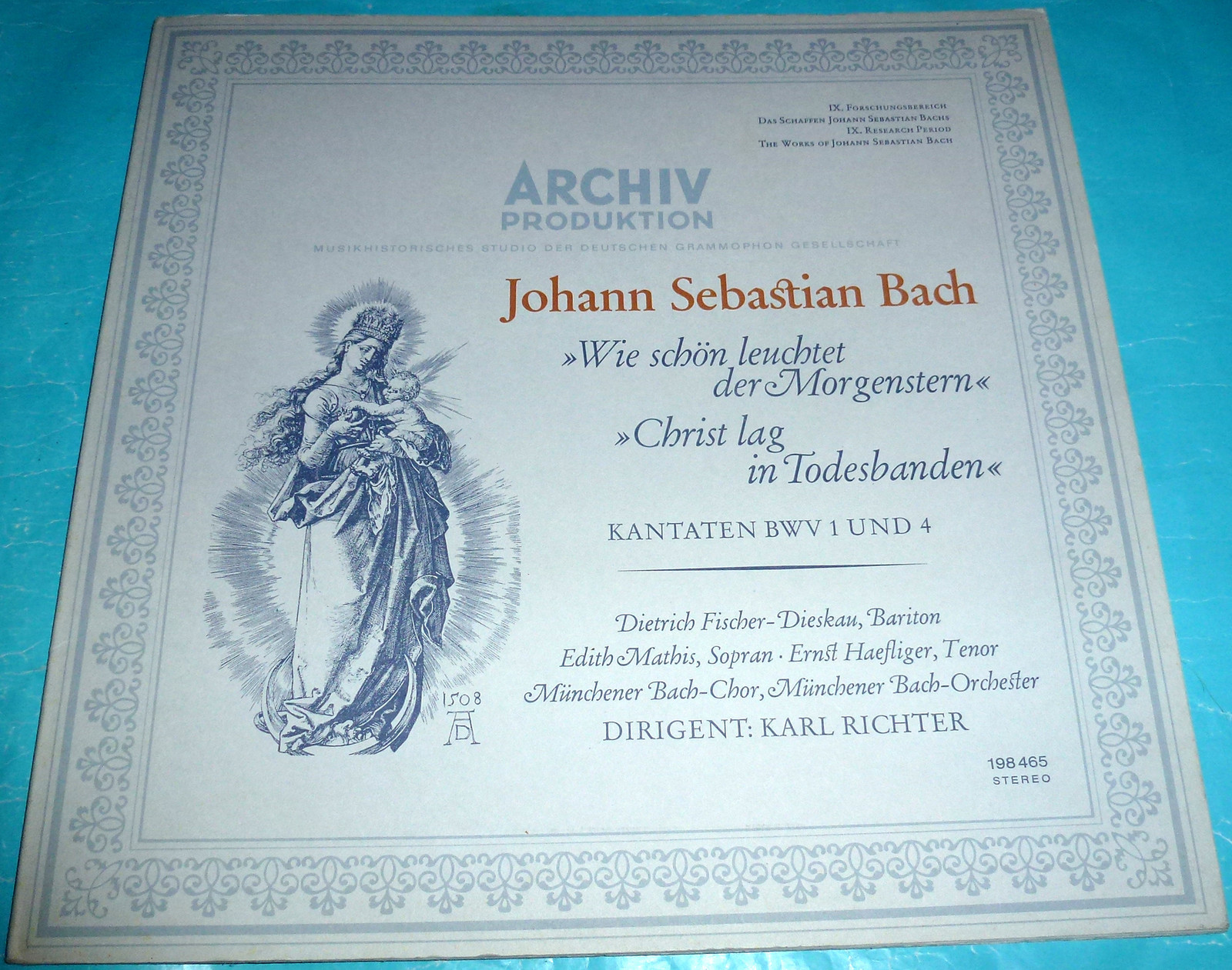 J.S. Bach - Cantatas 1 & 4, Fischer-Dieskau, Edith Mathis, Richter ...