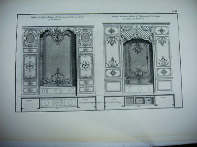 décoration lambris cabinet aisance chateau Petitbourg architecture ...