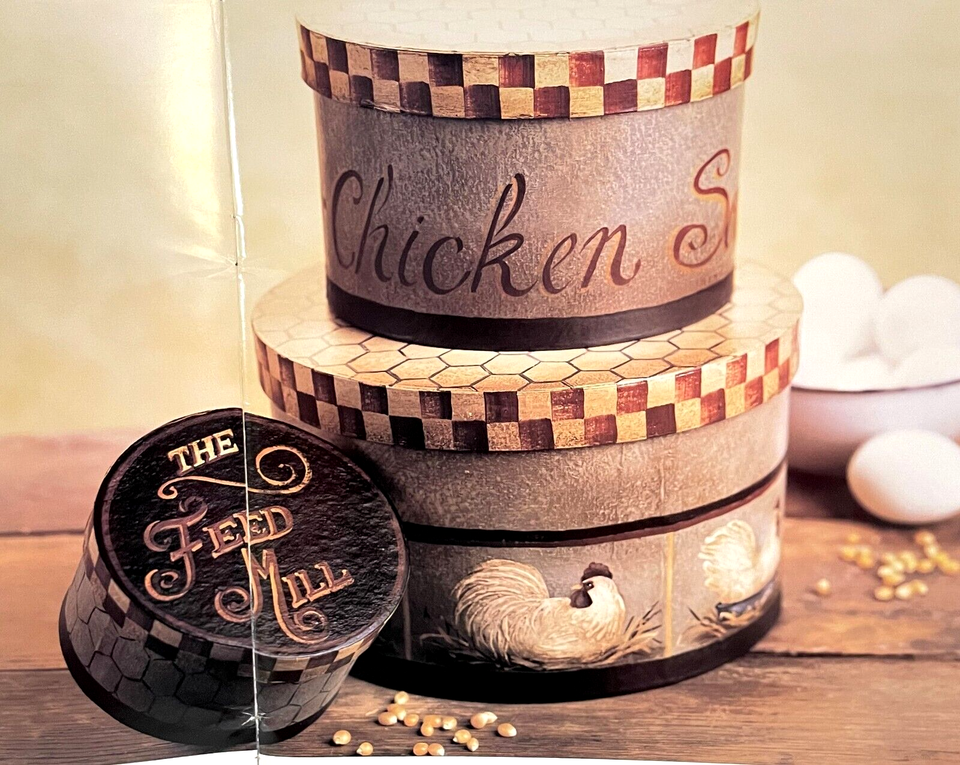 Tole Paint Book Plaid 2000 FARM BIRDS Karen Popp Decor Painting ...