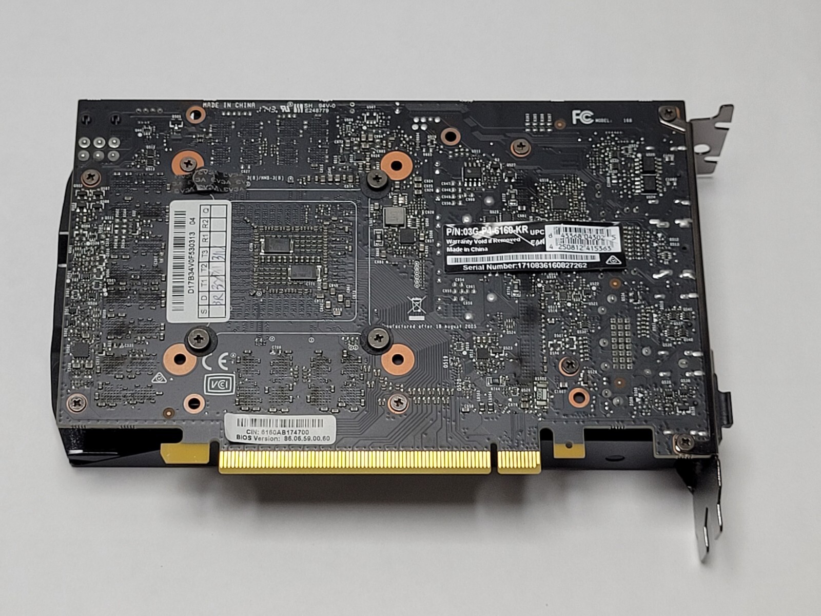 EVGA 03G-P4-6160-KR GeForce GTX 1060 3GB GDDR5 VRAM Graphics Card