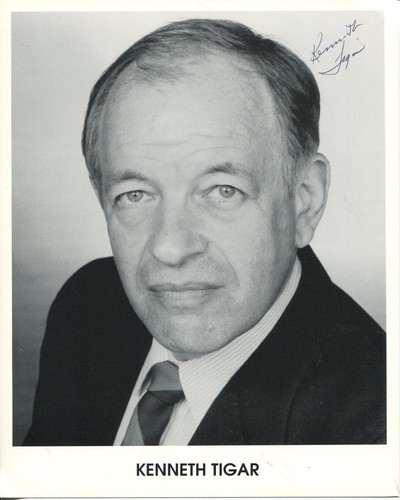 Kenneth Tigar Autograph Actor In The Happy Hooker & Wonder Woman Signed ...