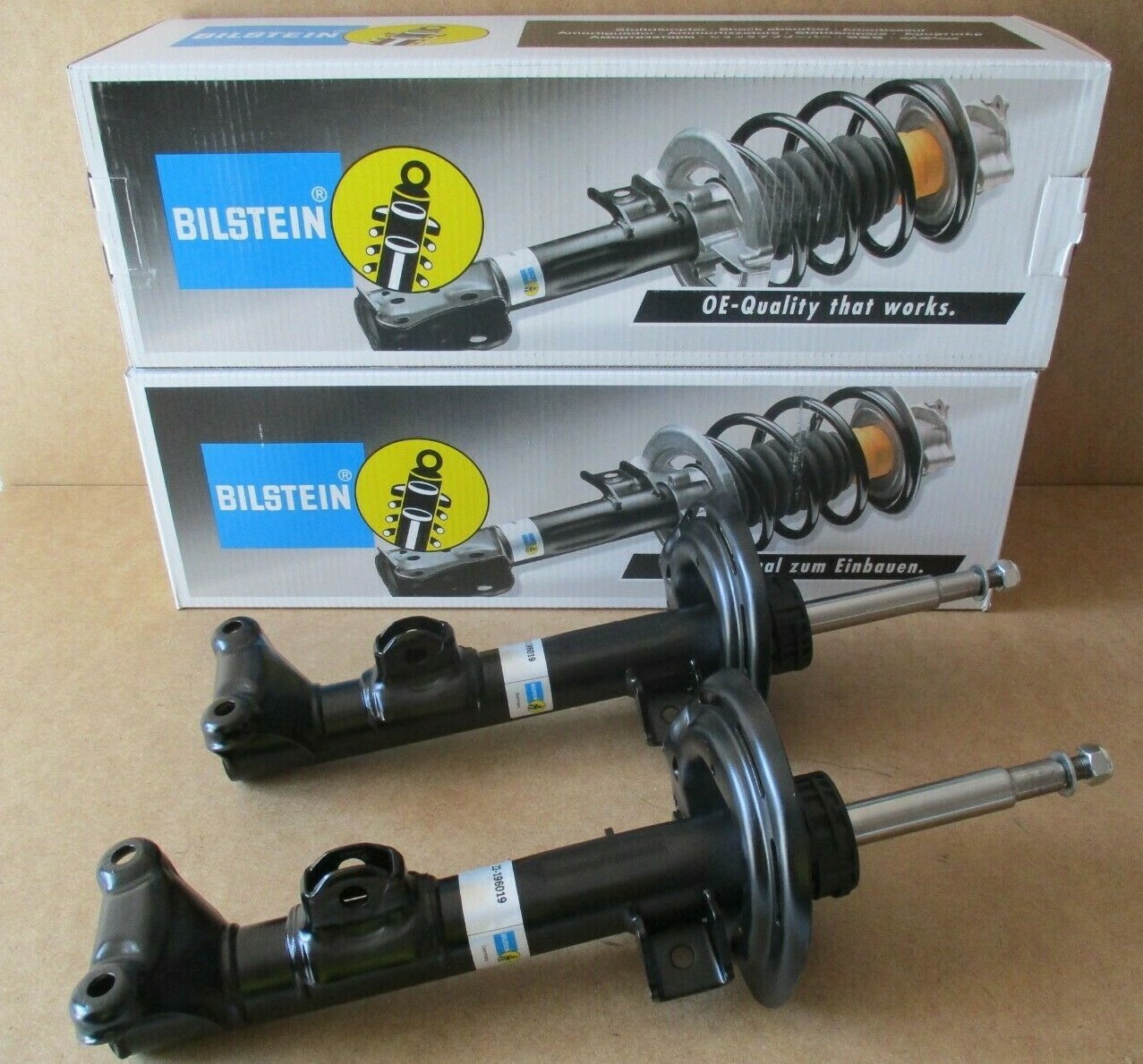 2x BILSTEIN 22-196019 Stoßdämpfer B4 VORNE für MERCEDES BENZ C KLASSE ...