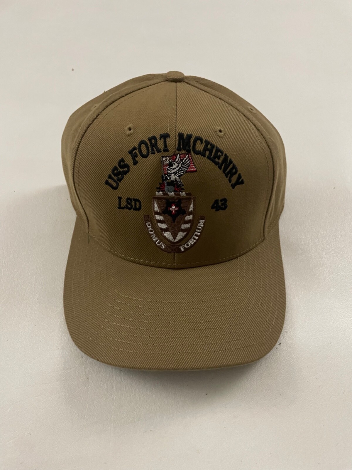 The Corps USS Fort Mchenry LSD 43 Beige Baseball Cap One Size | eBay
