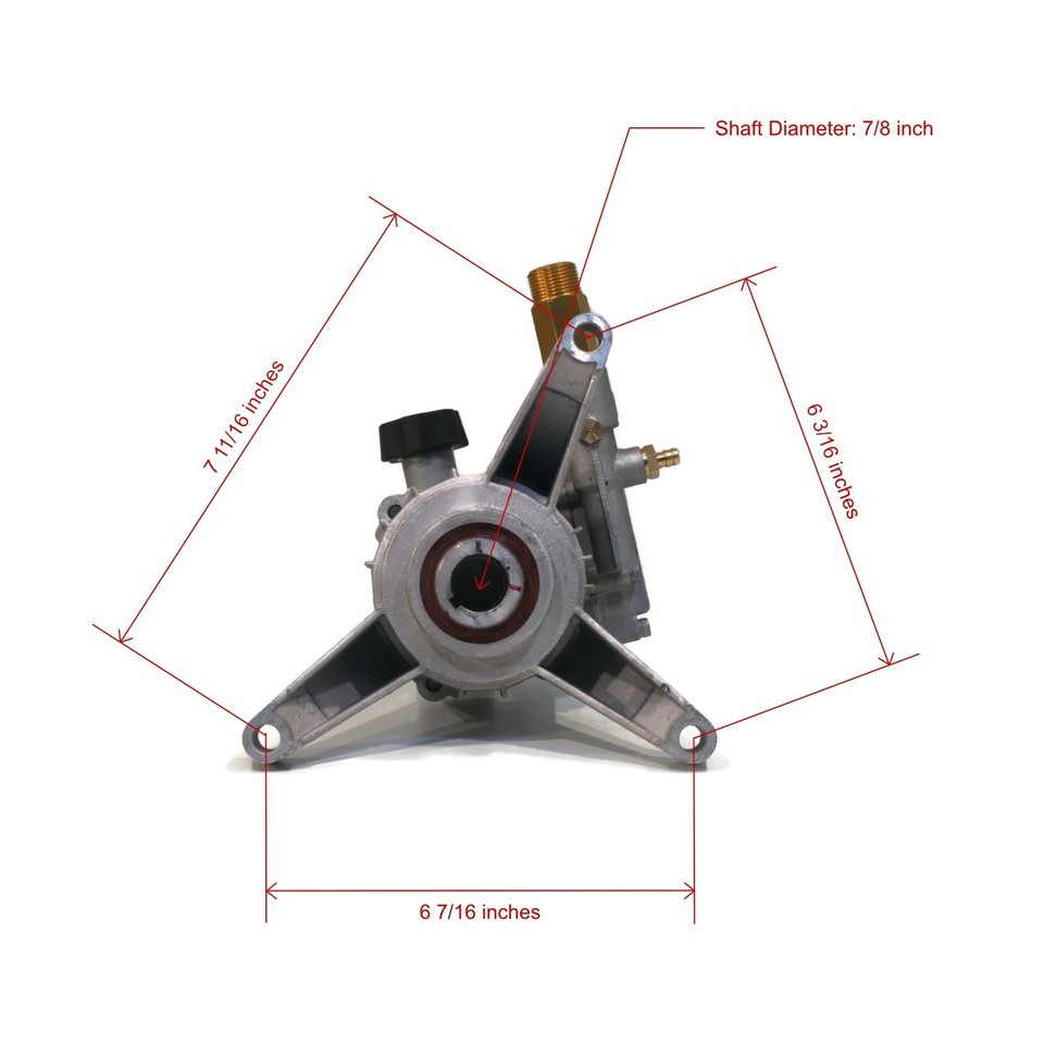 Pressure Washer Pump Assembly for Excell VR2500, EXVRB2321-1, EXVRB2321 ...