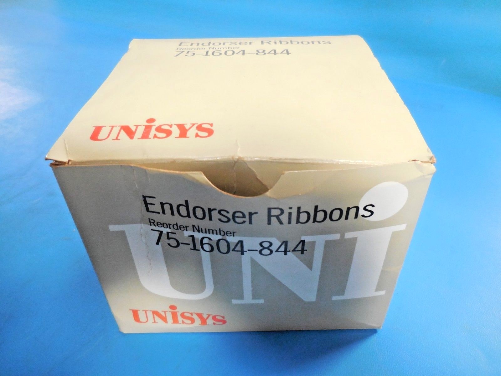 Unisys Burroughs Endorser Ribbons 75-1604-844 (Box of 6) | eBay