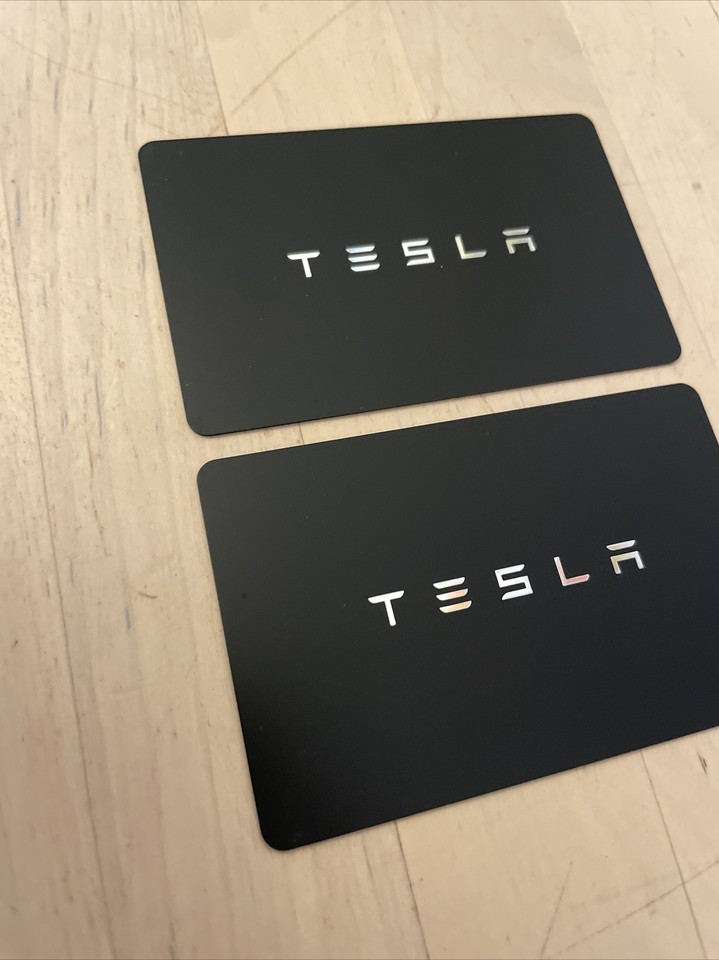 SET OF 2 Genuine OEM TESLA SMART KEY CARD Model S 3 X Y | eBay
