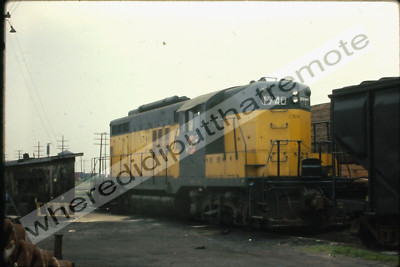 Original Slide Chicago & Northwestern CNW 1740 EMD GP9 Madison 5-31-69 ...