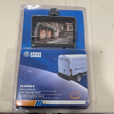 ECCO Backup Camera System - 5in. Color Monitor, 12 Volt, Model# EC5000B ...