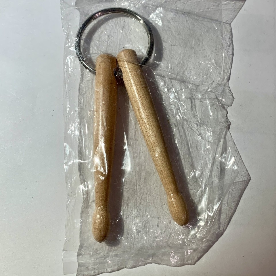 PAISTE Cymbals Drumstick Keychain New Old Stock Sealed | eBay